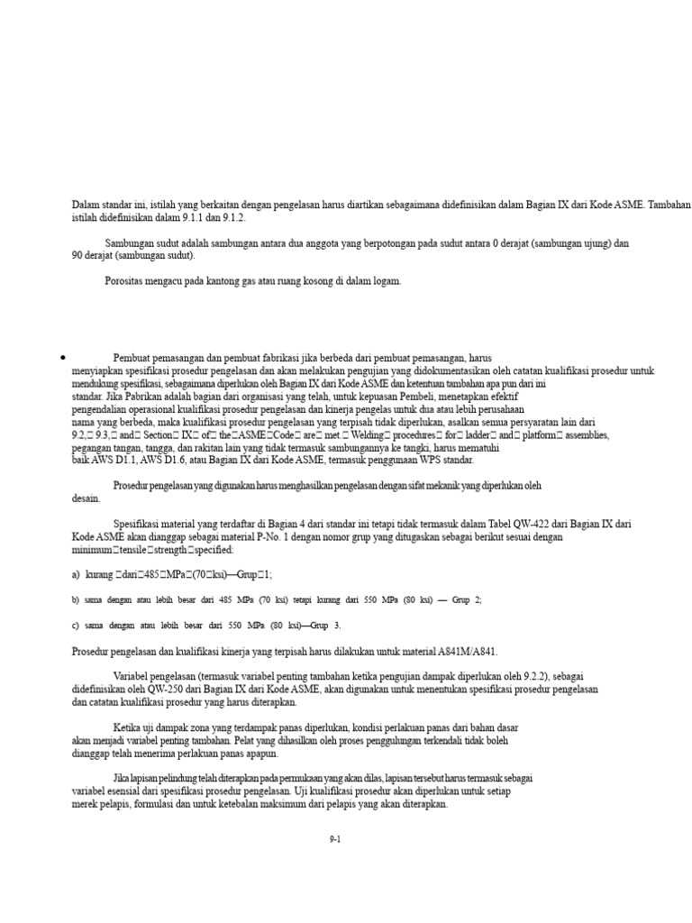 API_STD_650_2020_13 Edisi TH_PROSEDUR PENGELASAN | PDF