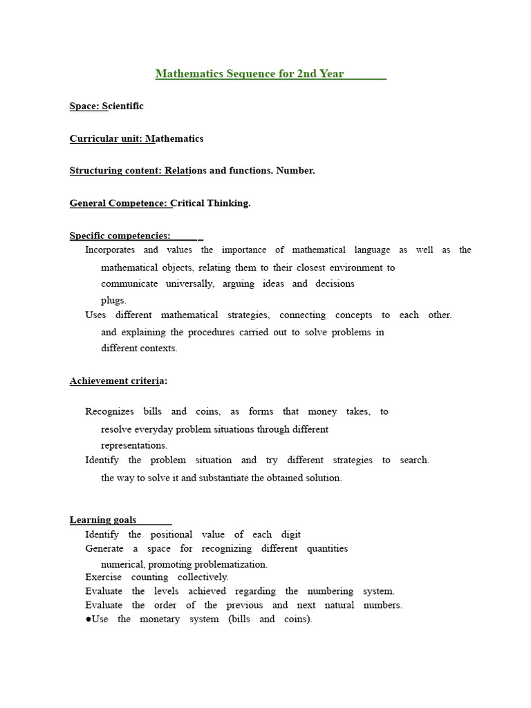 Numbering Sequence | PDF | Mathematics | Thought