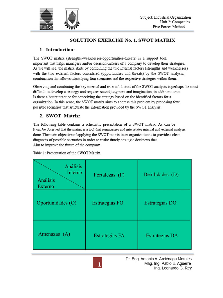 SWOT Matrix for Strategic Decision-Making | PDF | Swot Analysis