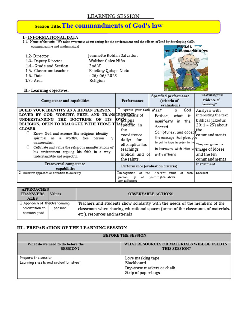 26-06-The 10 Commandments | PDF | Ten Commandments