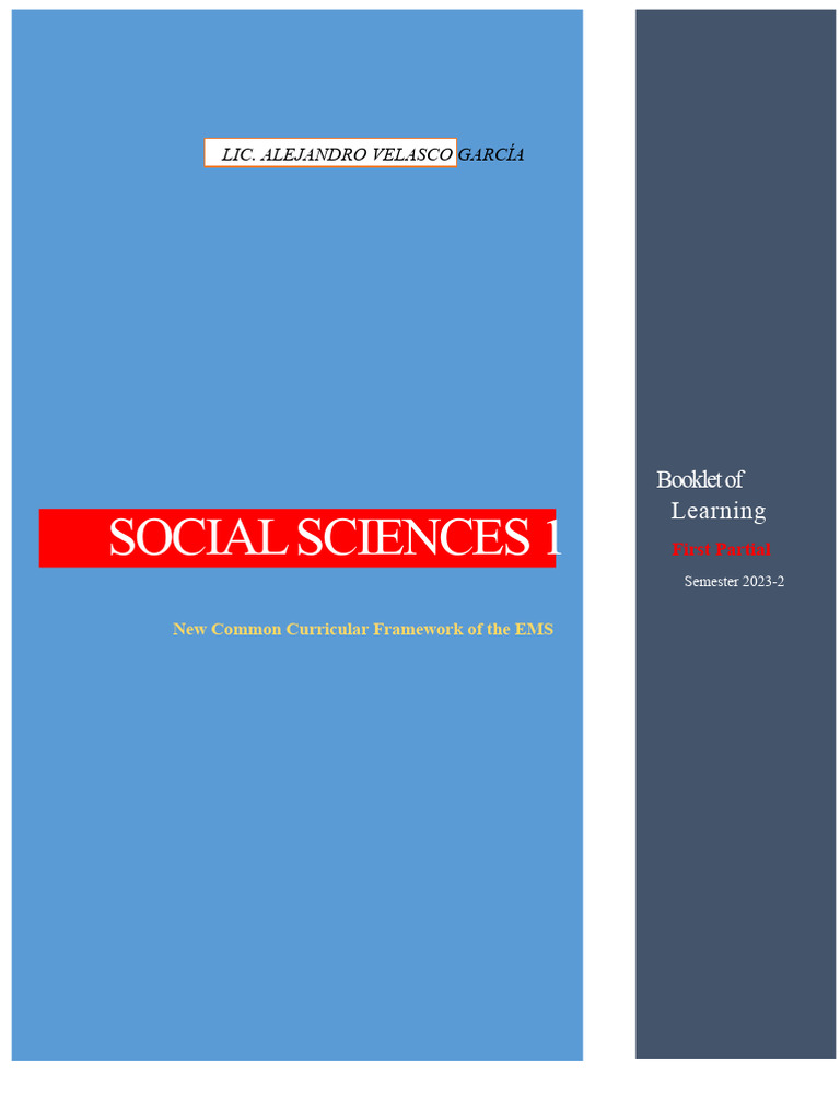 Learning Booklet C.S.1 - First Term | PDF