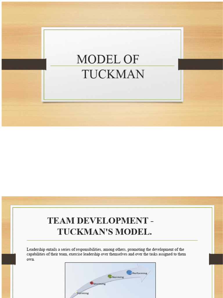 Tuckman Model | PDF | Leadership | Liberal Arts Education