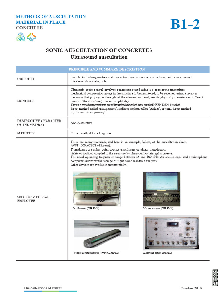 Non-Destructive Concrete Ultrasound Testing | PDF | Ultrasound | Fracture