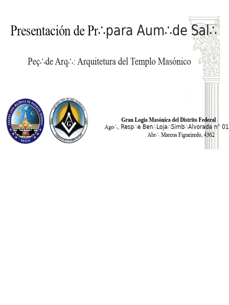 Arquitectura del Templo Masónico | PDF | Santo de los santos | templo