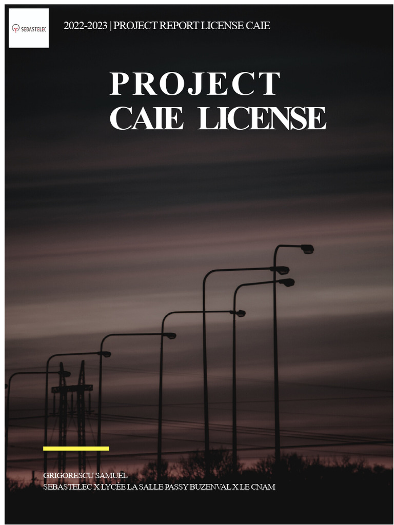 CAIE License Project Report 2022-2023 | PDF | Access Control | Door
