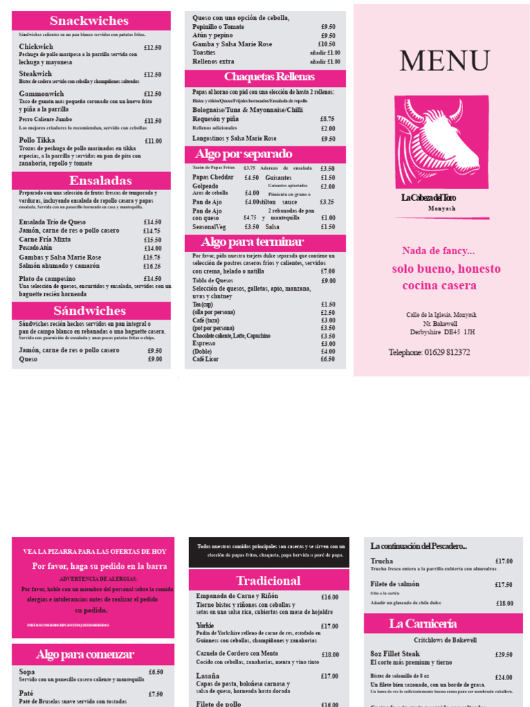 menú_bulls_head_2023_web_1 | PDF | filete | ensalada