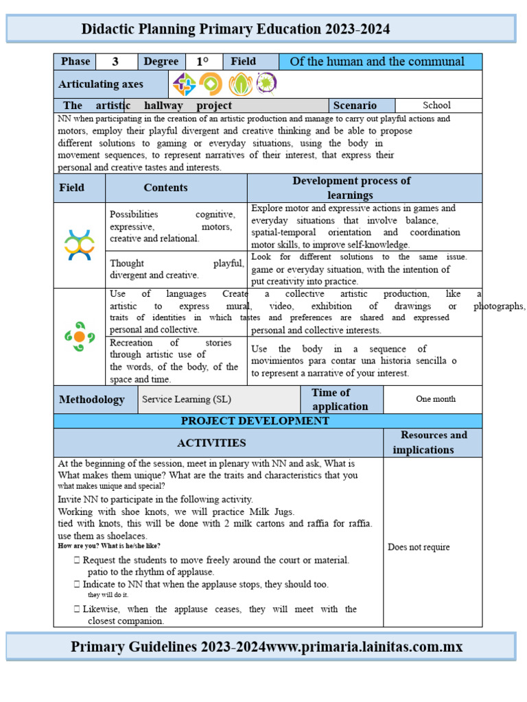 1st Grade Physical Education Planning (2023-2024) | PDF | Creativity ...