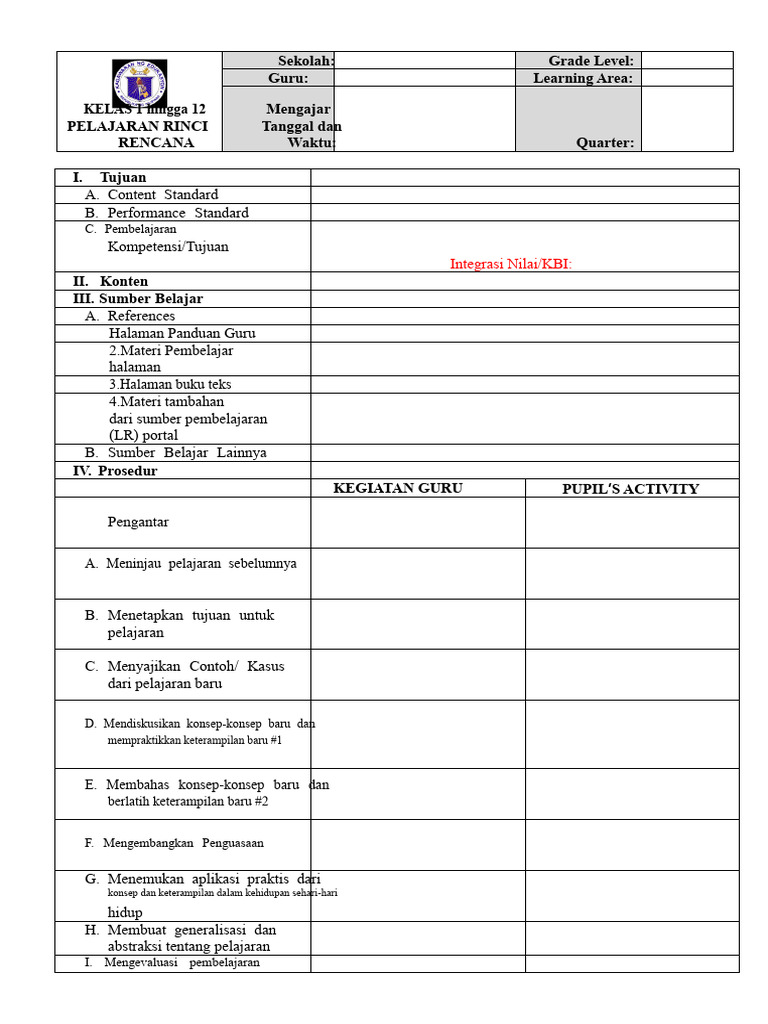 DepEd-Template | PDF