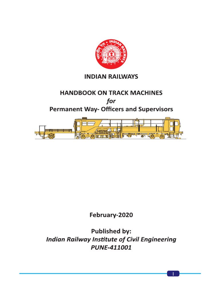 Handbook On Track Machines | PDF