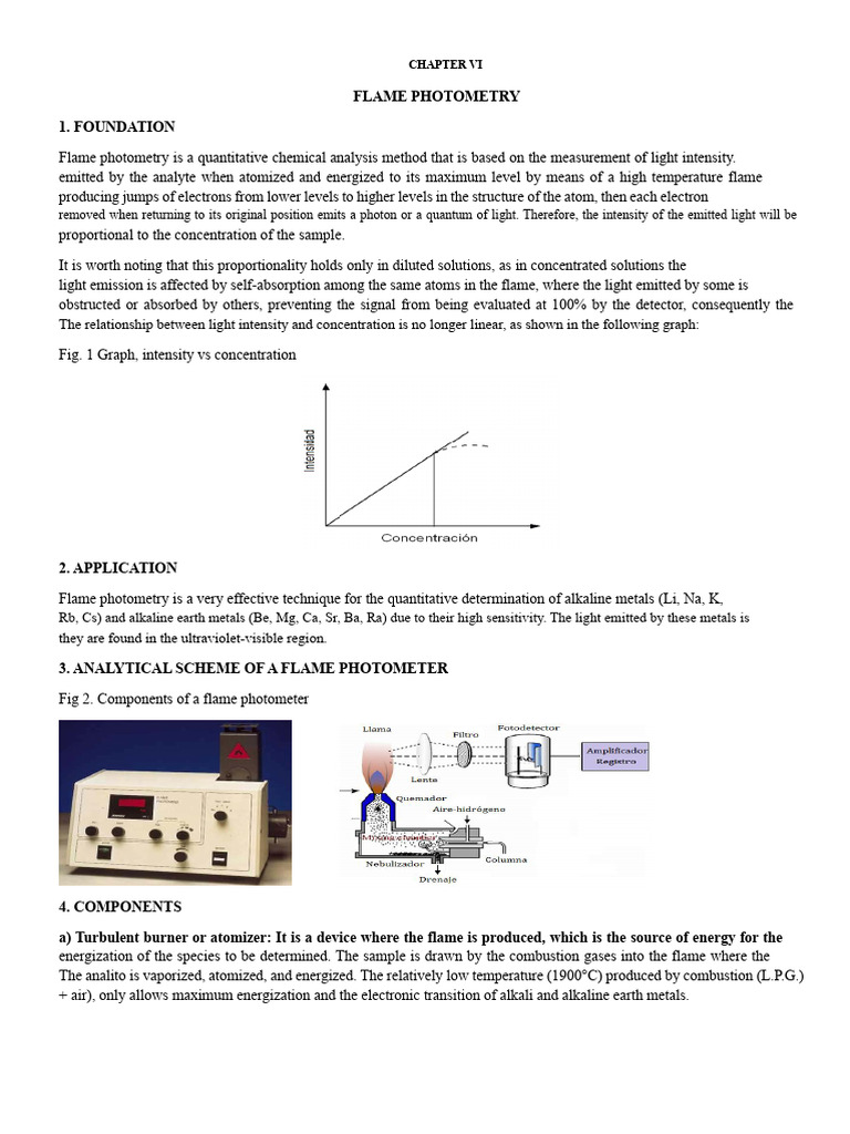 Flame Photometry | PDF | Combustion | Light