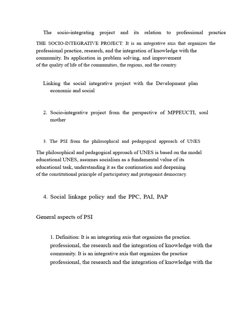 Social - Integrating Project | PDF | Knowledge | Methodology
