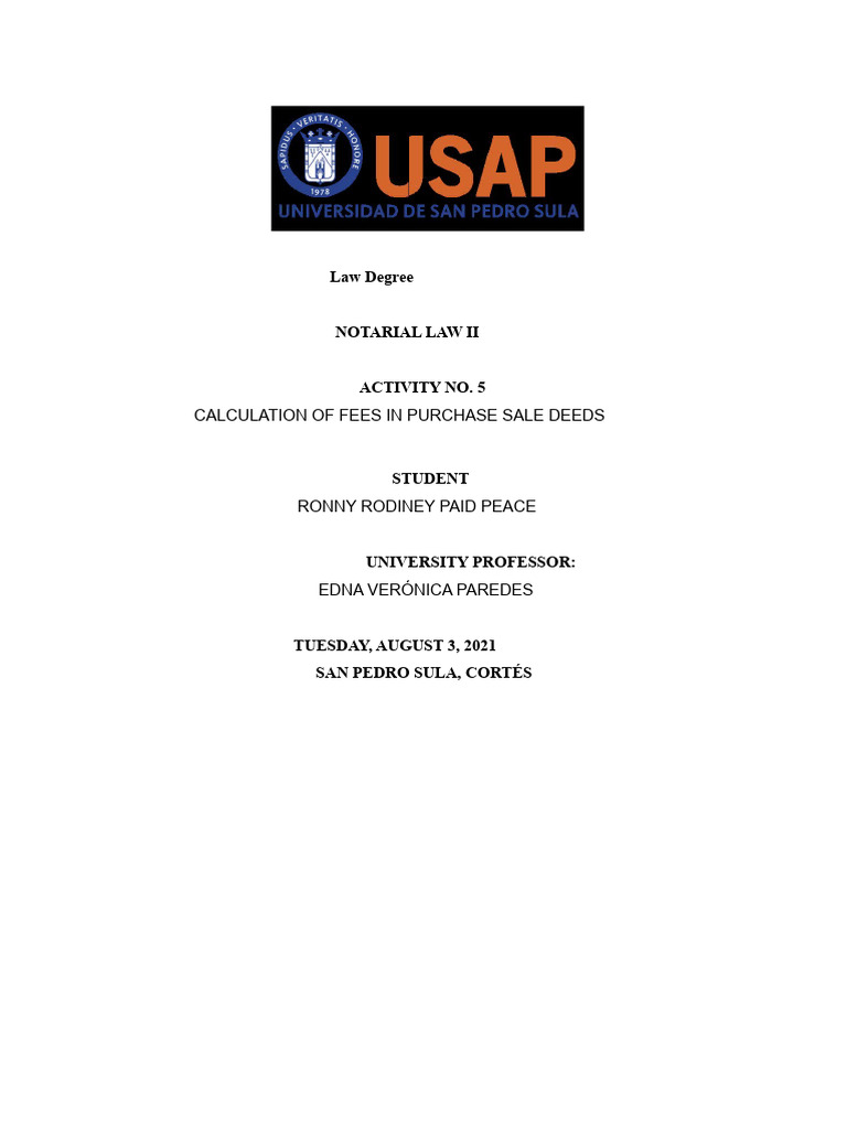 Calculating Fees for Purchase Sale Deeds | PDF | Capital Gain | Taxes