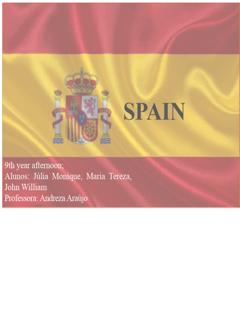 Spanish Slide... | PDF | Spain | Iberian Peninsula