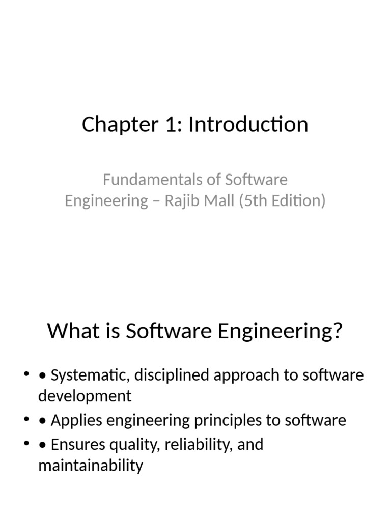 Chapter 1 Introduction (1) | PDF