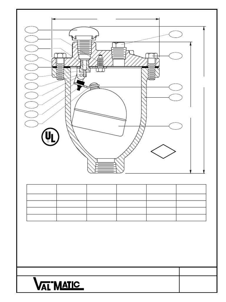 Air Release Valve Specifications Guide | PDF