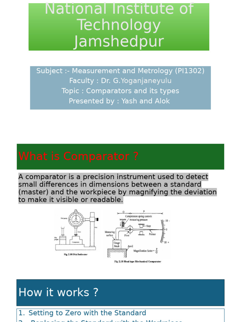 Comparator.alok | PDF | Instrumentation | Optics