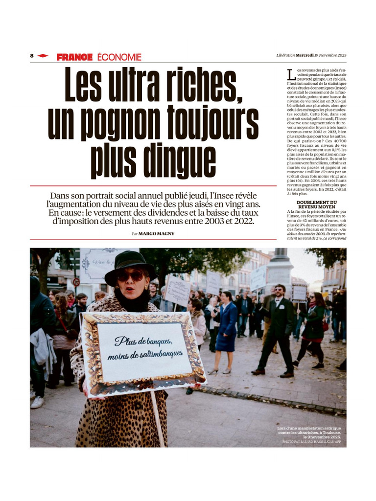 Les Ultra Riches, Un Pognon Toujours Plus Dingue - Lib191125 | PDF