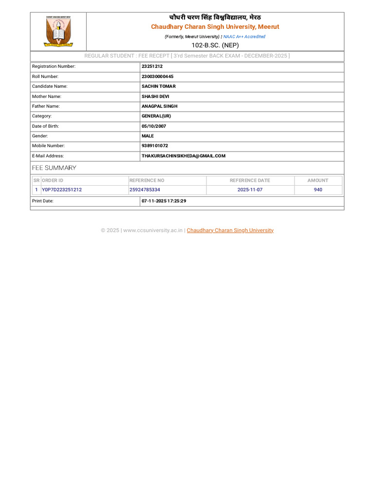 Sachin Back From Sem 3 | PDF