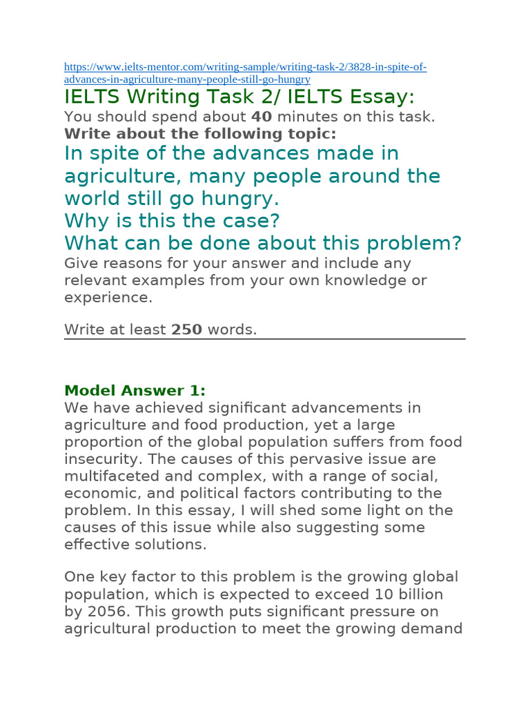 World Hunger | PDF | Food Security | Hunger