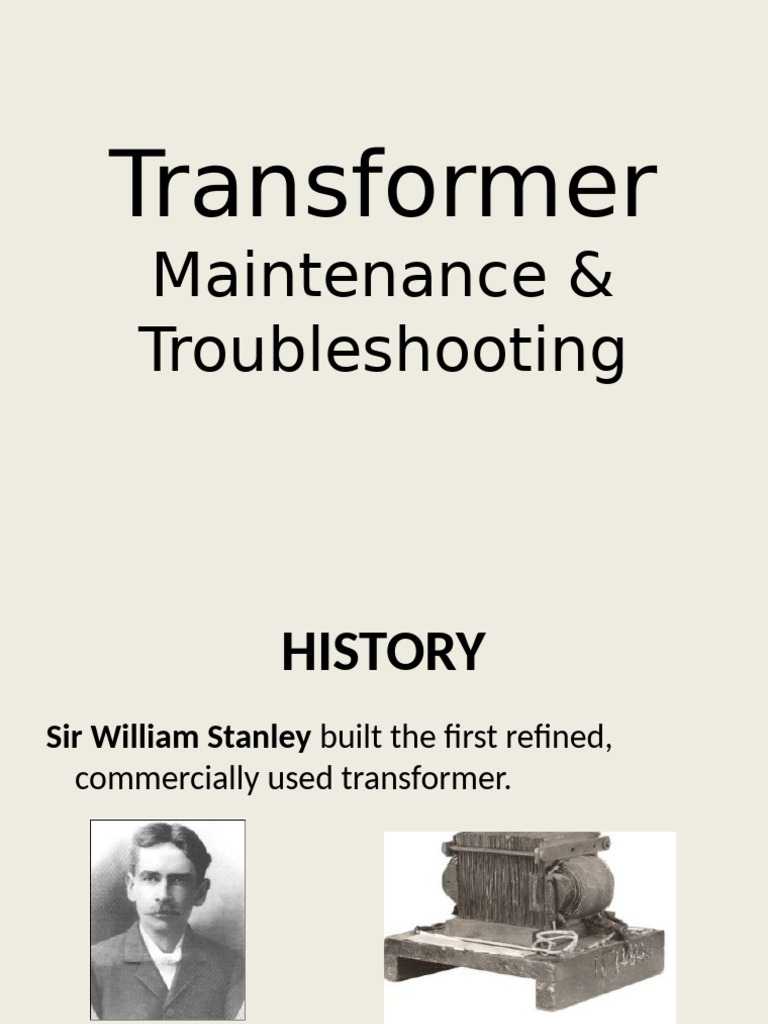 Transformer Maintenance and Troubleshooting Guide | PDF | Transformer ...