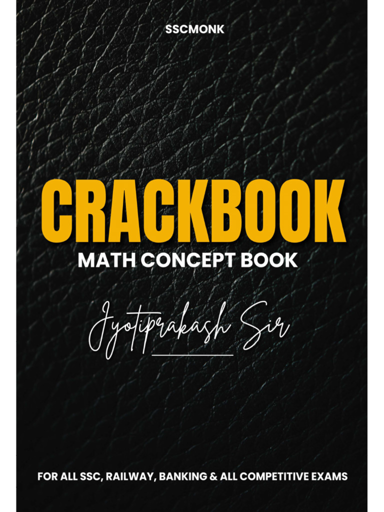 Essential Math Guide for SSC Exams | PDF | Ratio | Mathematical Concepts