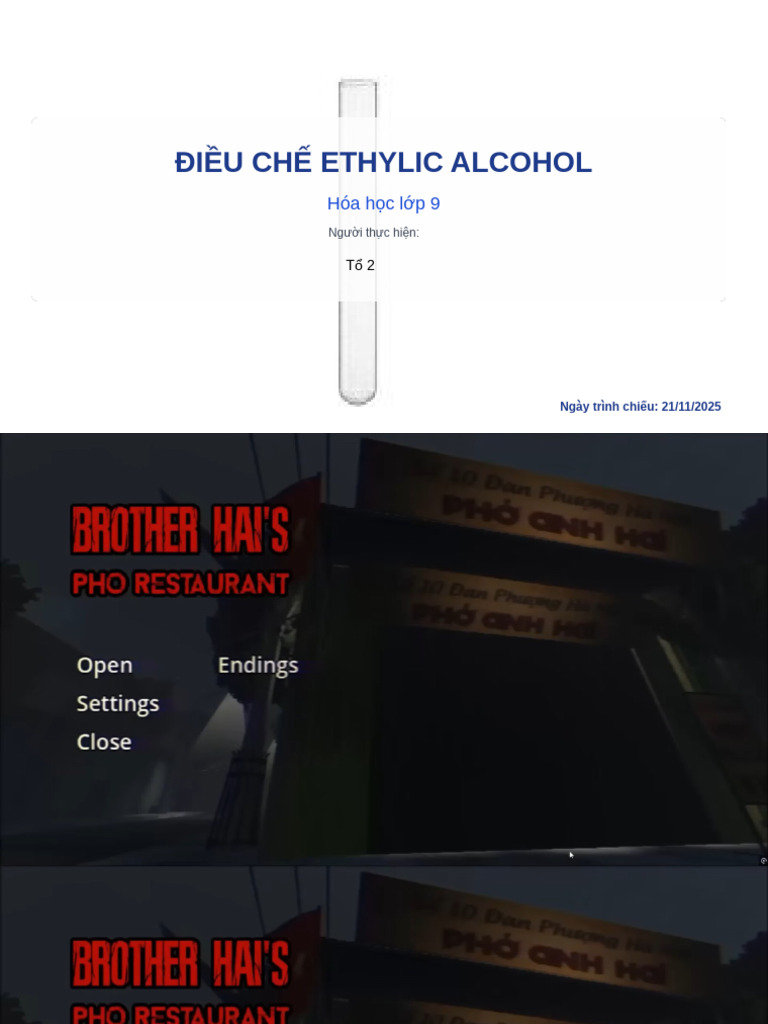Điều Chế Ethylic Alcohol (Ethanol) - Hóa Học Lớp 9 | PDF