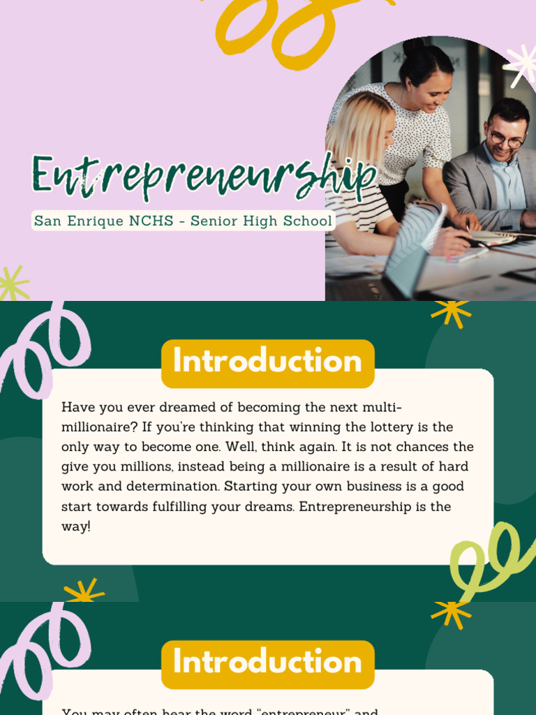 Intro to Entrepreneurship | PDF | Entrepreneurship | Business