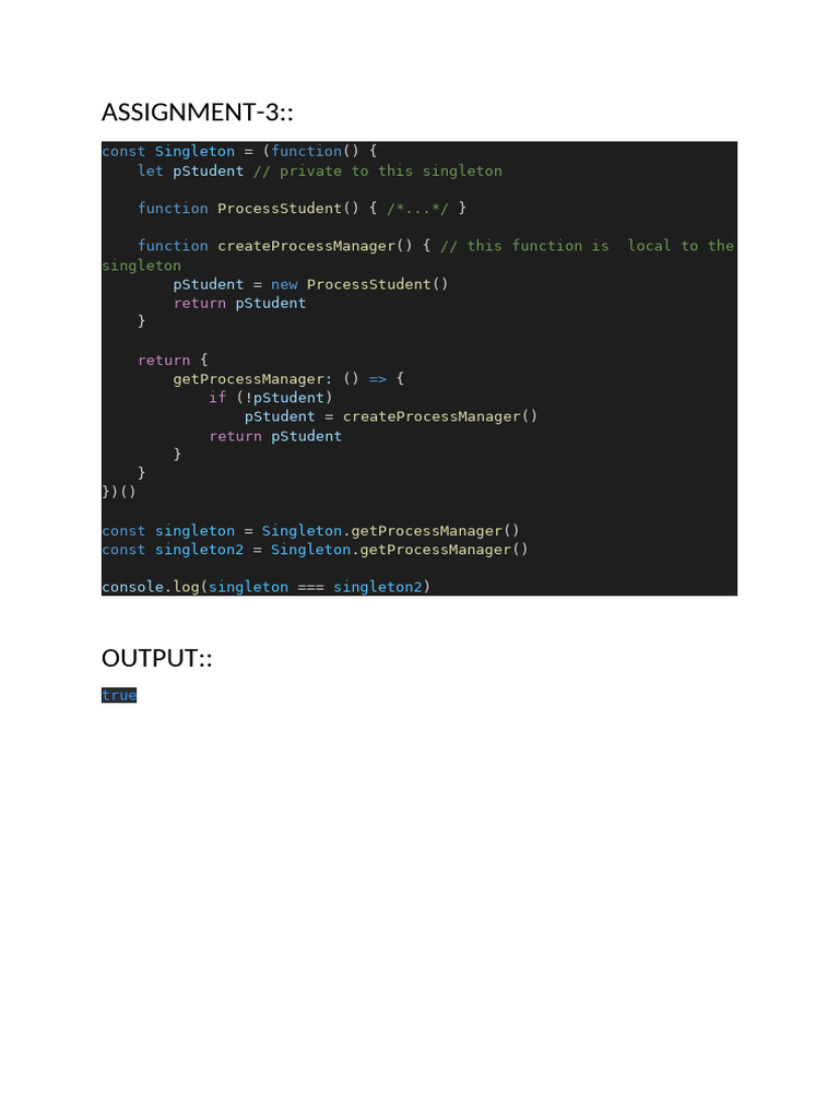 Assignment 3 Design Patterns | PDF