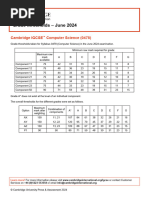 ICT Grade Thresholds June 2023 | PDF