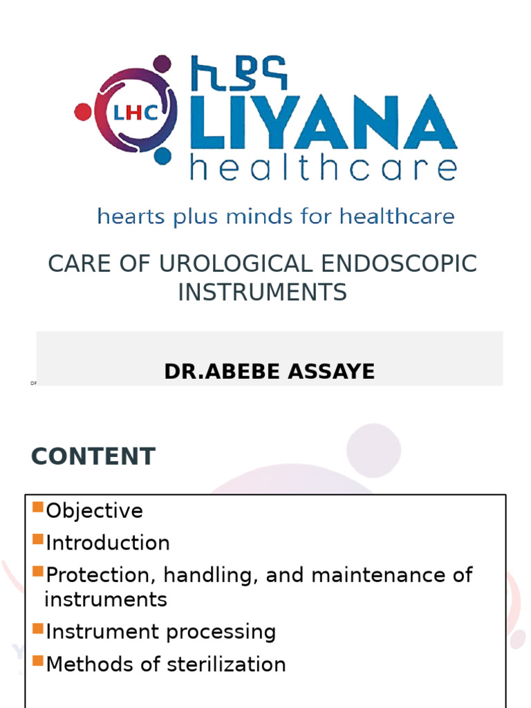 Improved Care of Urological Endoscopic Instruments | PDF ...