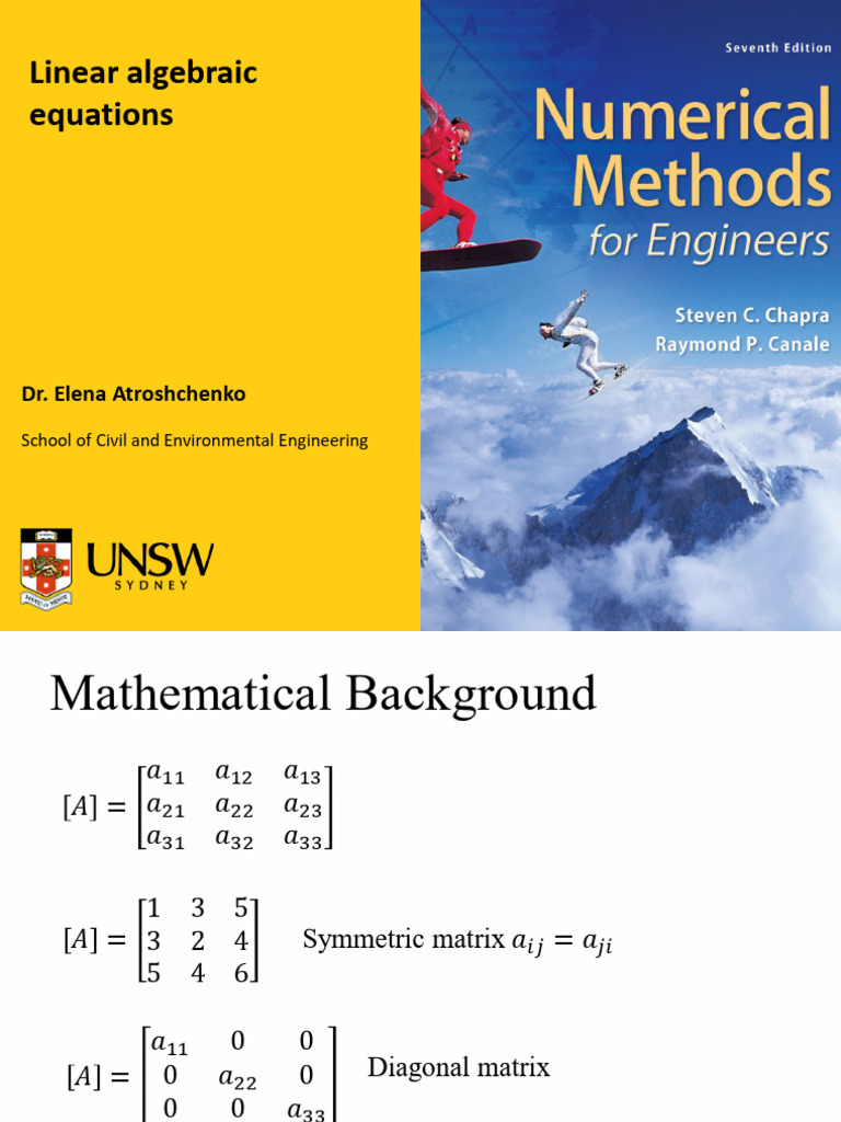 Week 4 Linear Algebraic Equations SHORT | PDF | Matrix (Mathematics ...