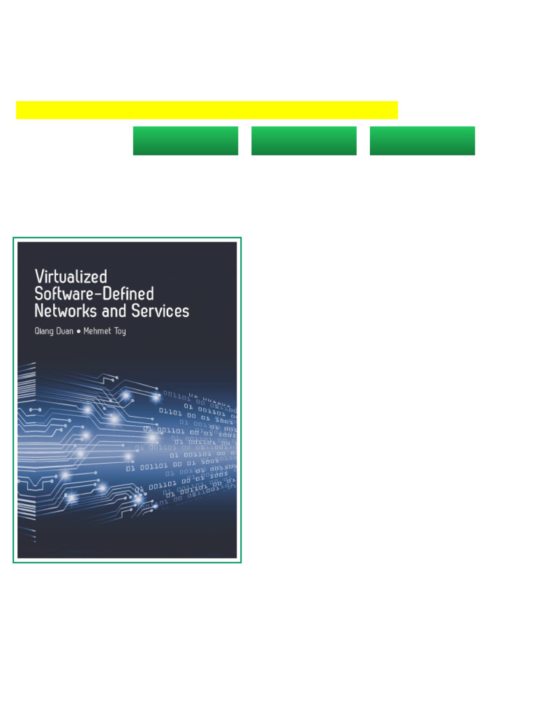 Virtualized Software Defined Networks and Services full | PDF