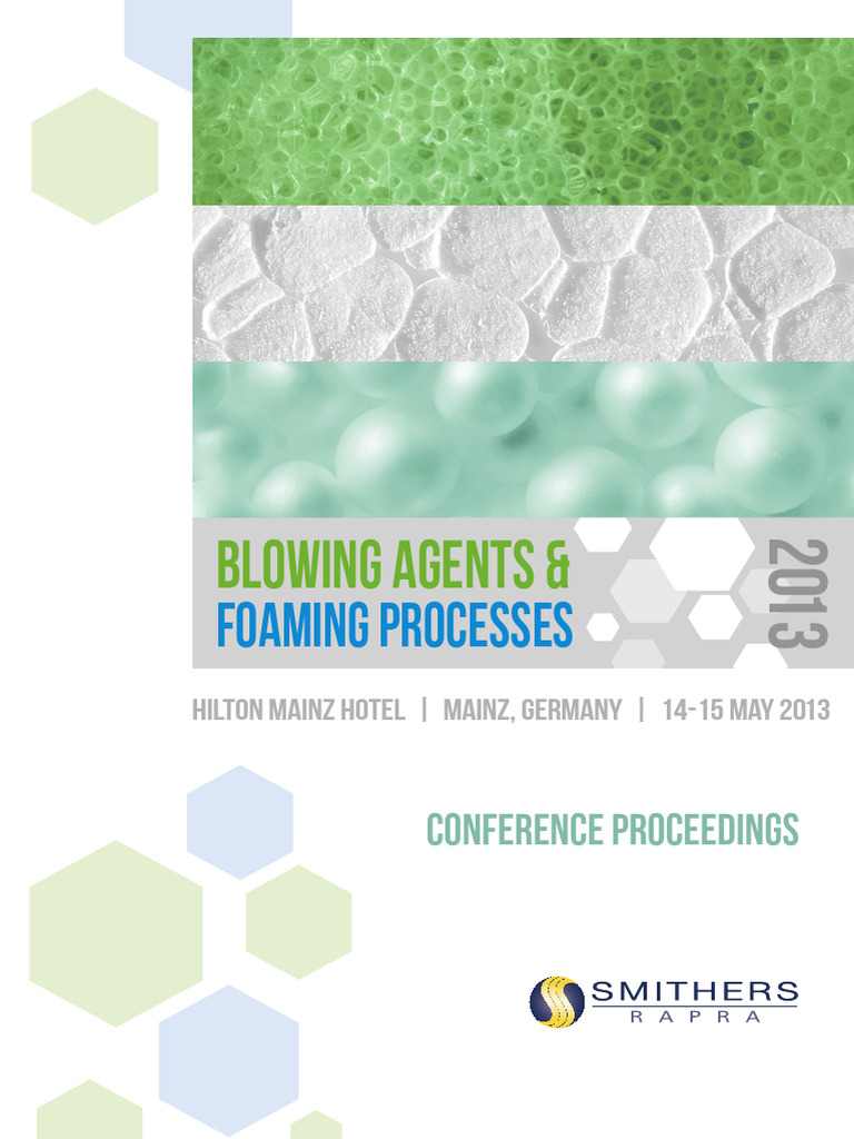 Blowing Agents and Foaming Processes 2013 by Smithers Rapra (Z-Lib ...