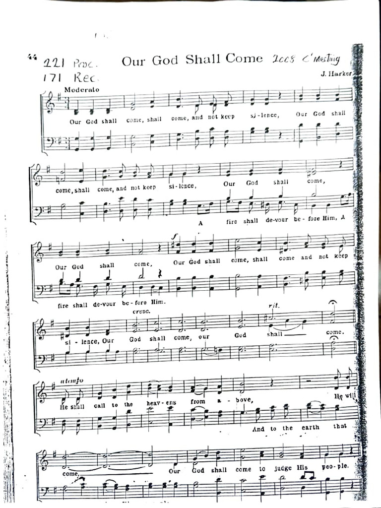 Our God Shall Come | PDF