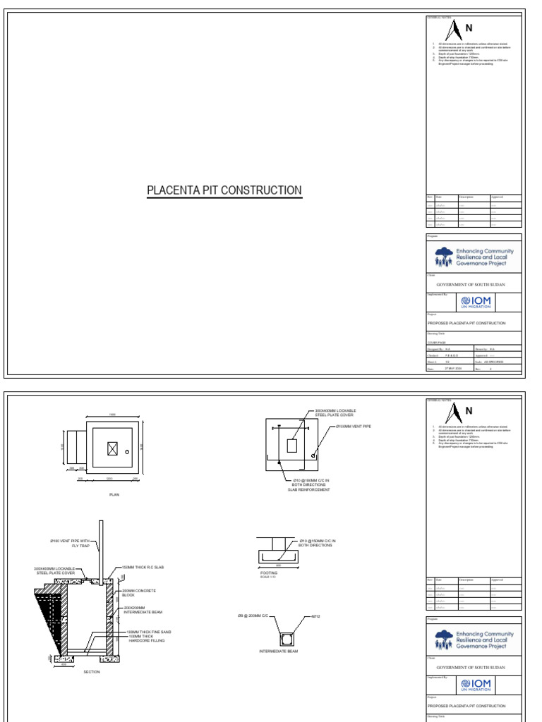 Annex A DWG Placenta Pit | PDF | Building Technology | Materials