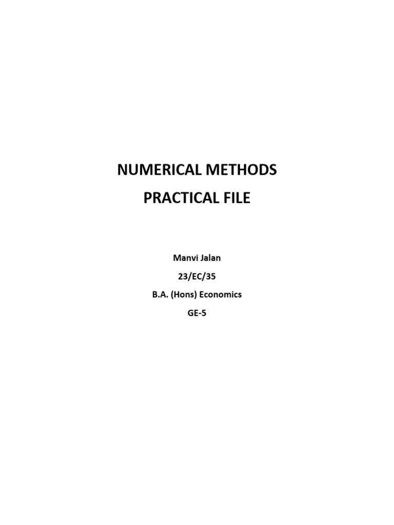 Practical File | PDF