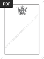 ZIMSEC A Level Crop Science Specimen Paper | PDF | Photosynthesis | Soil