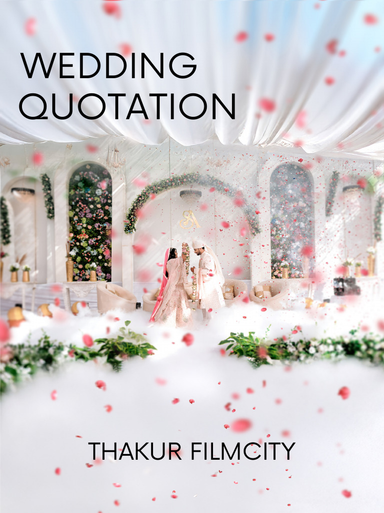 TFC Wedding Quotation Shweta | PDF | Photographer