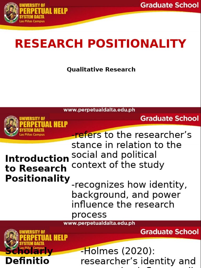 Research Positionality | PDF | Qualitative Research | Science