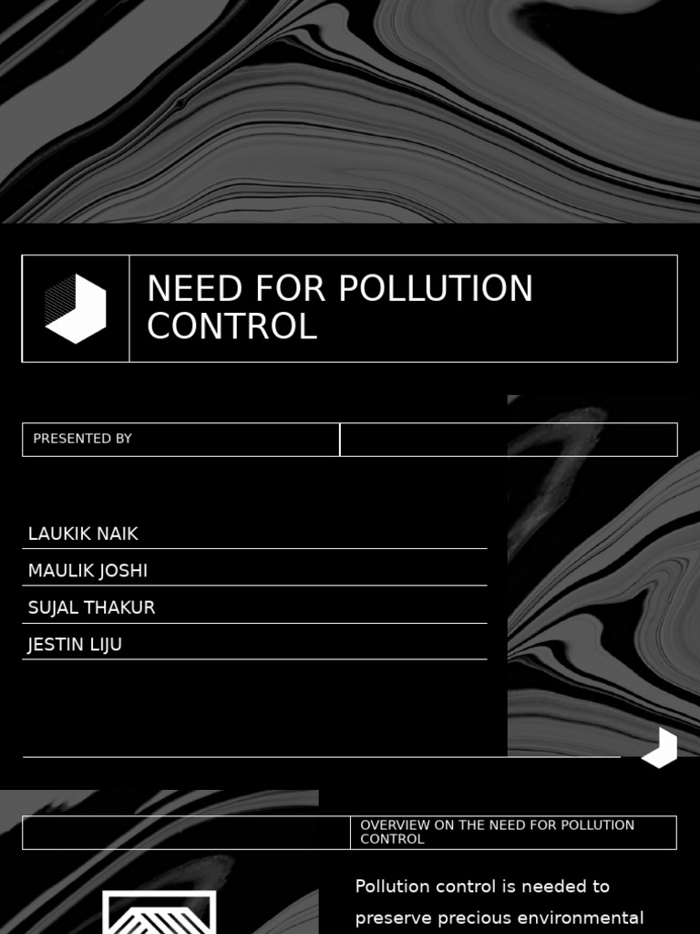 Need For Pollution Control | PDF