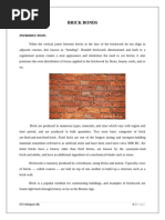 Stretcher Bond in Block Masonry | PDF | Masonry | Brick