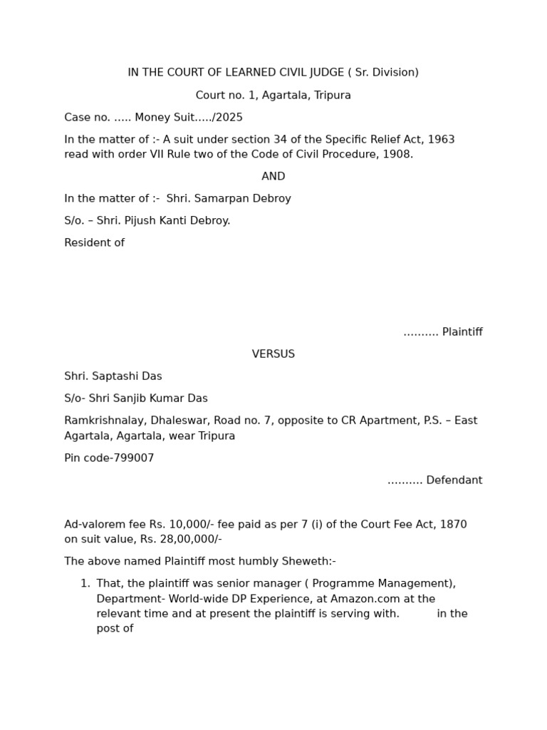 Document | PDF | Affidavit | Lawsuit