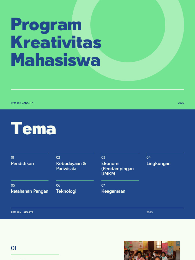 Program PPM UIN Jakarta 2025: Kreativitas Mahasiswa | PDF