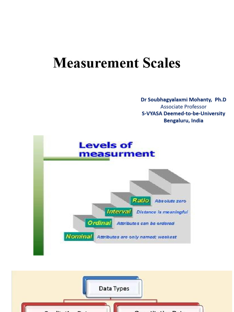 Understanding Measurement Scales | PDF | Level Of Measurement