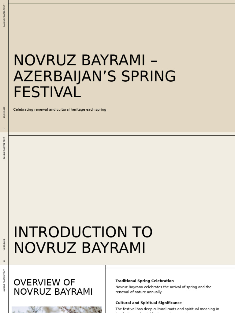 Novruz Bayrami Presentation 1 | PDF