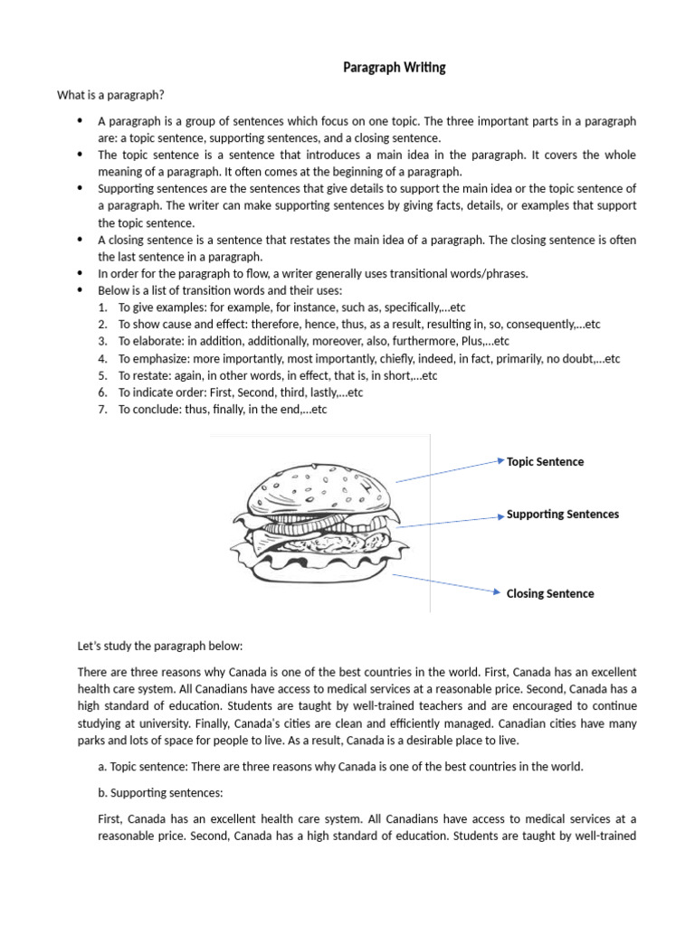 Paragraph Writing | PDF | Paragraph