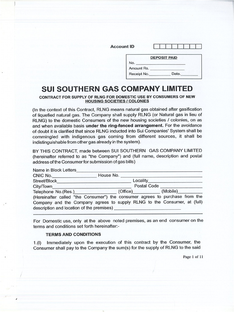 RLNG Contract Domestic | PDF