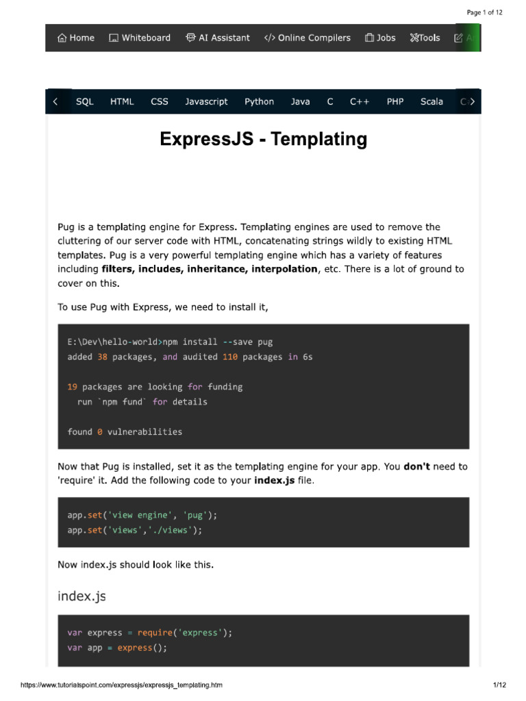 Templating | PDF