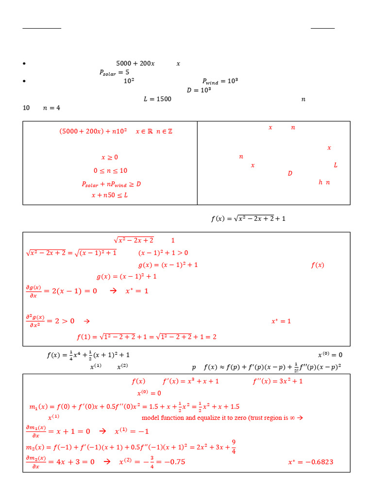 Midterm Exam 2, Solution | PDF | Mathematical Optimization | Mathematics Of Computing