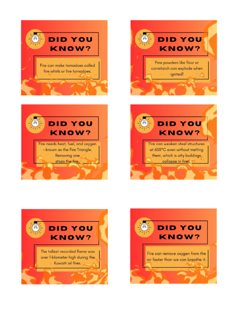 Fire Trivia | PDF